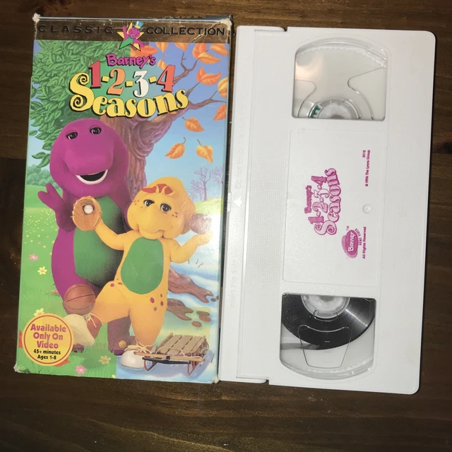 BARNEY - BARNEYS 1-2-3-4 Seasons (VHS, 1996) £6.82 - PicClick UK