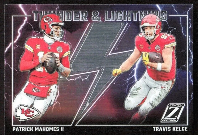 2023 PANINI ZENITH Thunder & Lightning Patrick Mahomes Travis Kelce #12 ... 2023 PANINI ZENITH Thunder & Lightning Patrick Mahomes Travis Kelce #12 ...