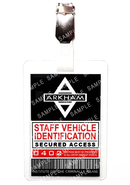 BATMAN ARKHAM ASYLUM Vehicle Gotham Cosplay Prop Costume Comic Con ...