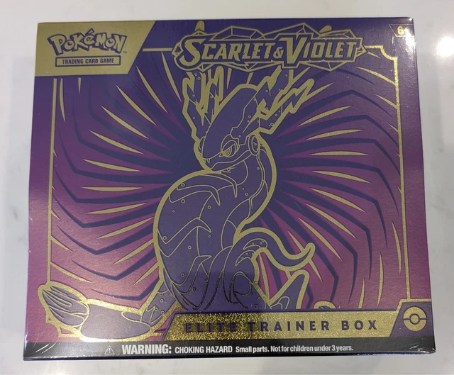 POKEMON TCG: SCARLET and Violet Elite Trainer Box Base Set Violet ...