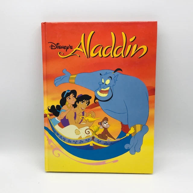 VTG DISNEY ALADDIN Hardcover Book Storybook Classic Princess Jasmine ...