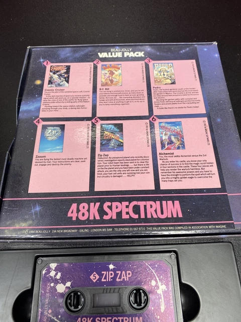 SINCLAIR ZX SPECTRUM ~ Value Pack by Beau-Jolly (Compilation) B22 $8.62 - PicClick CA