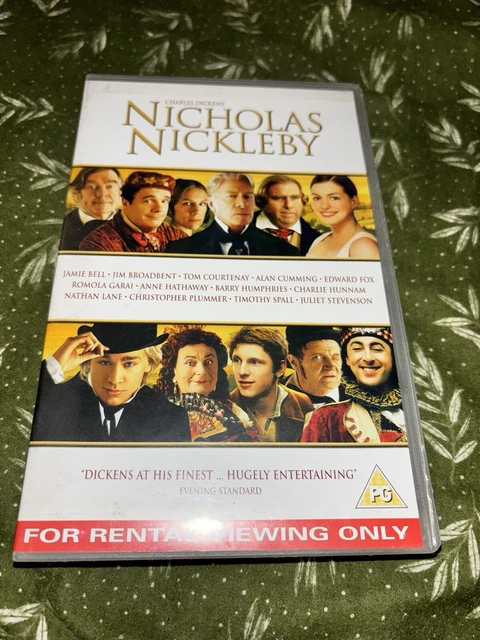 CHARLES DICKENS NICHOLAS Nickelby VHS Video Rare Collectors PG 2002 ...