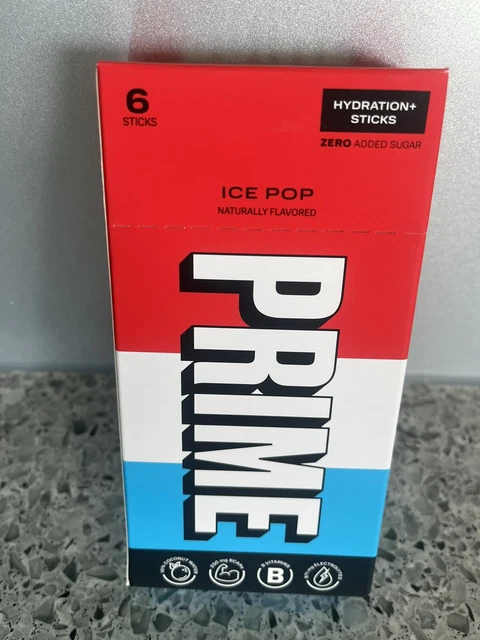 PRIME HYDRATION DRINK Sticks KSI Logan Paul ICE POP 6 X Sachets Pack ...