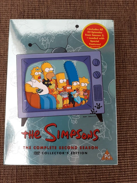 THE SIMPSONS - Season 2 - Complete, Collector's Edition 4-Disc Set £7. ...