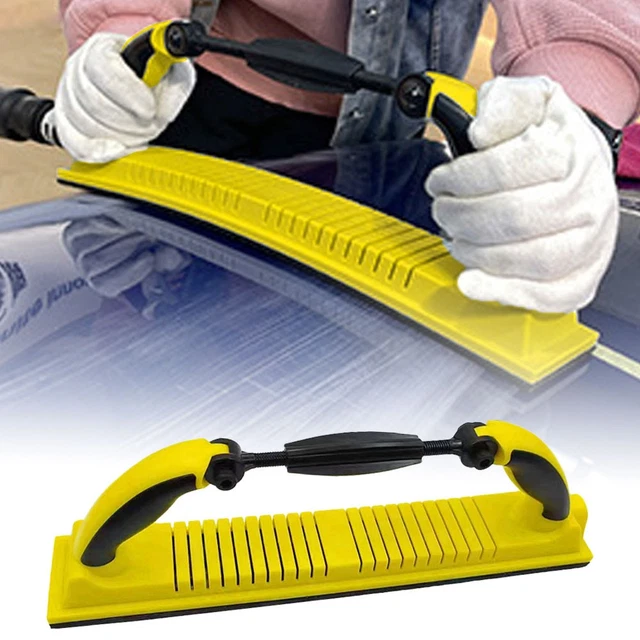 BLOCK HAND GRINDER Adjustable Radius Flex Longboard Hand Sanding File ...