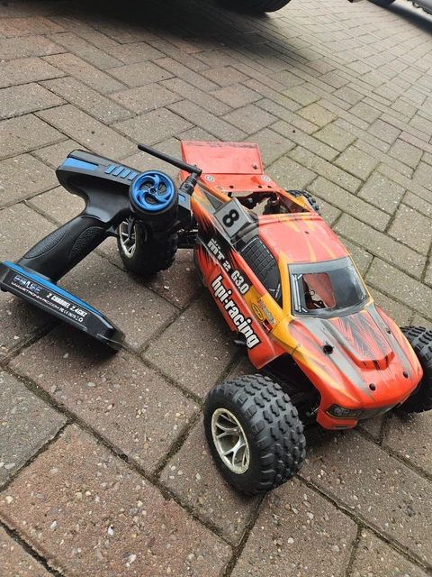 HPI RACING NITRO MT NOT MT2 Nitro Rc 1/10 Car Rebuilt Rare Amazing ...