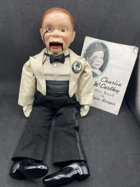 RARE CHARLIE MCCARTHY Ventriloquist Composition Doll Effanbee 1930’s ...