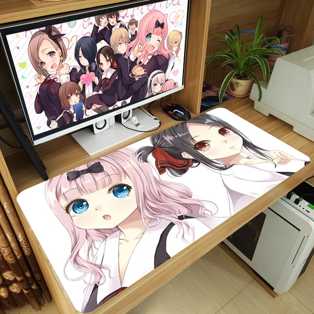 KAGUYA-SAMA FUJIWARA CHIKA Shinomiya Kaguya Anime Girl Mouse Pad Mat ...