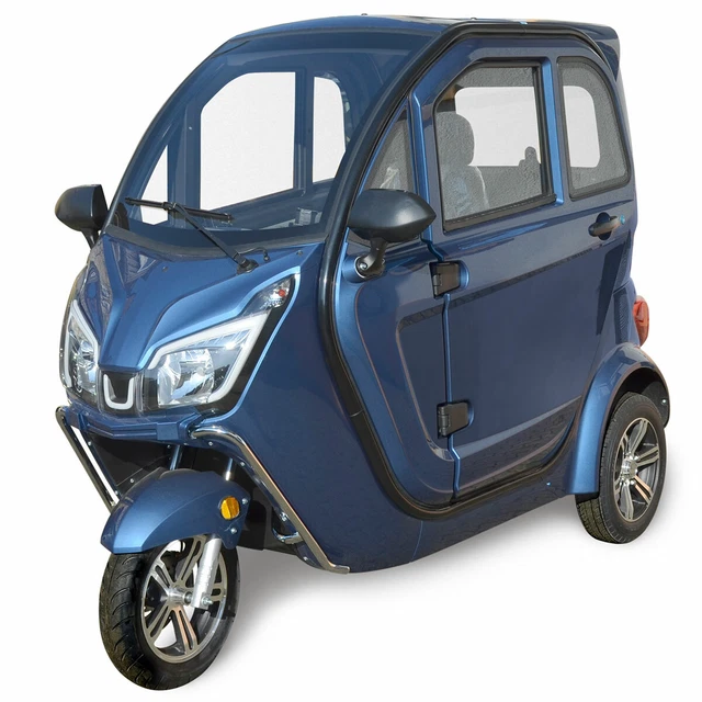 STORMBORN Y8 ELECTRIC Cabin Vehicle 25km/h - Moped Car - Dark Blue £ ...