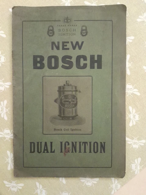 BOSCH DUAL IGNITION D4 Magneto 1900's Manual £11.12 - PicClick UK