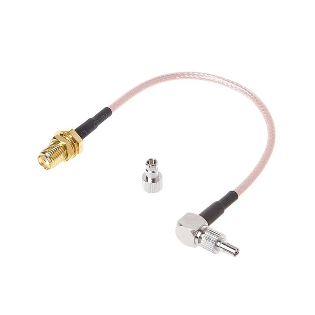 SMA FEMALE TO CRC9/TS9 Dual Connector RF Coaxial Adapter RG316 Cable ...