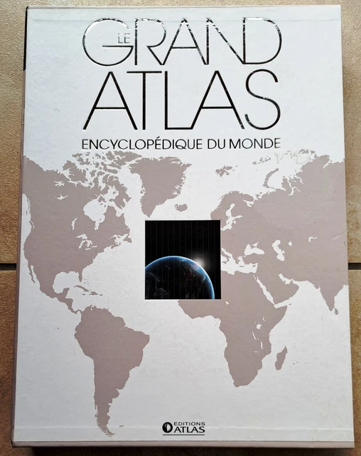 LIVRE : LE Grand Atlas Encyclopédie du Monde (Edition luxe avec coffret ...