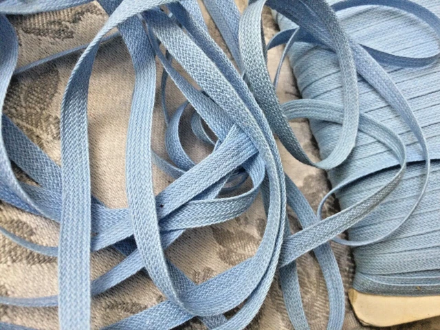 LINGE ANCIEN LACET de serrage/tresse/cordon de corset 25 mètres 100% ...
