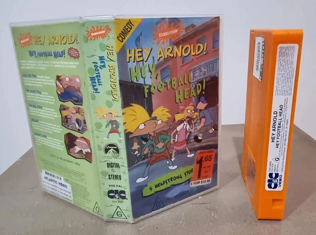 HEY ARNOLD! HEY, Football Head! VHS Video Tape PAL | Ex Rental $49.99 ...