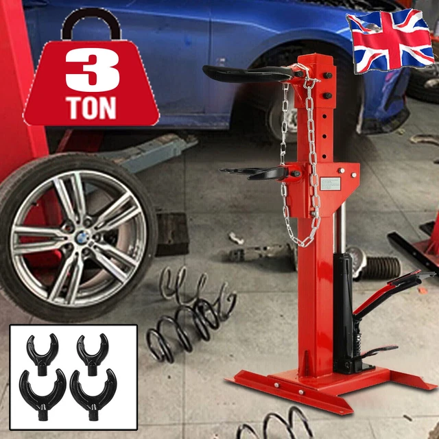 3000KG HYDRAULIC AUTO Coil Strut Spring Compressor 3T Adjustable Height ...