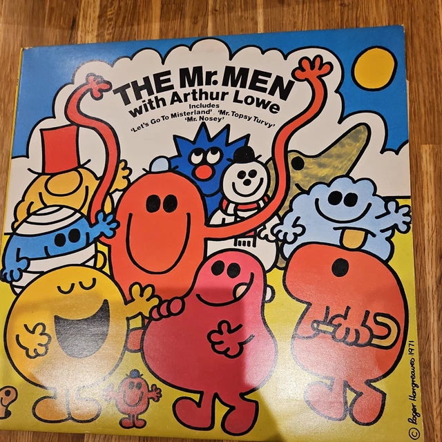 THE MR.MEN WITH Arthur Lowe Original 1976 Epic Records Vinyl Lp . £8.00 ...