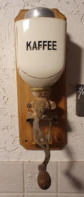 ANTIKE WANDKAFFEEMÜHLE VON Armin Trösser, Kaffeemühle EUR 39,99 - PicClick DE