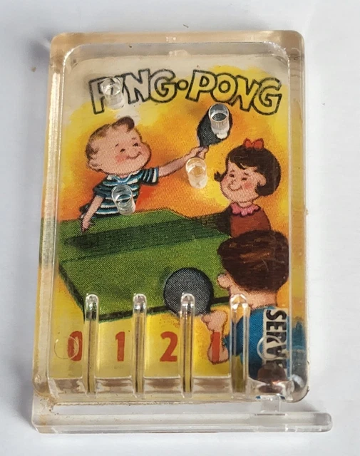 1964 VINTAGE PREMIUM Cracker Jack Prize Ping Pong Pinball Toy Game £8. ...