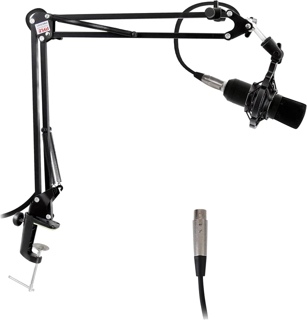 SUSPENSION MICROPHONE BOOM Stand, Simple Clamp-Style Installation ...