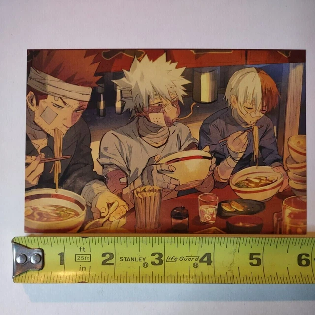 KADEART HERO ACADEMIA Todoroki Shoto, Dabi, Endeavor 4x6" Art Postcard ...