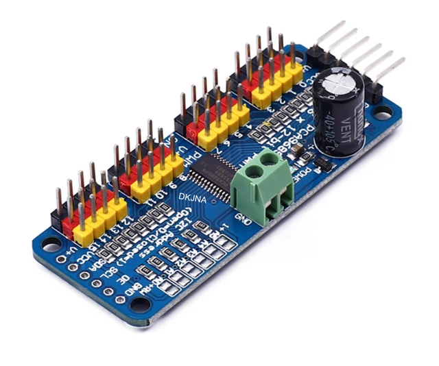 Pca9685 16 Kanal 12 Bit Pwm Servomotor Treiber I2c Modul Für Arduino Esp Uk Eur 653 Picclick De