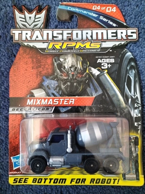 HASBRO TRANSFORMERS RPMS Commander Series Mixmaster/Decepticon 2009 ...