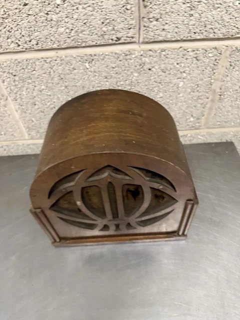 CELESTION MODEL M8 Art Deco Extension Speaker Wooden Cabinet Untested £ ...
