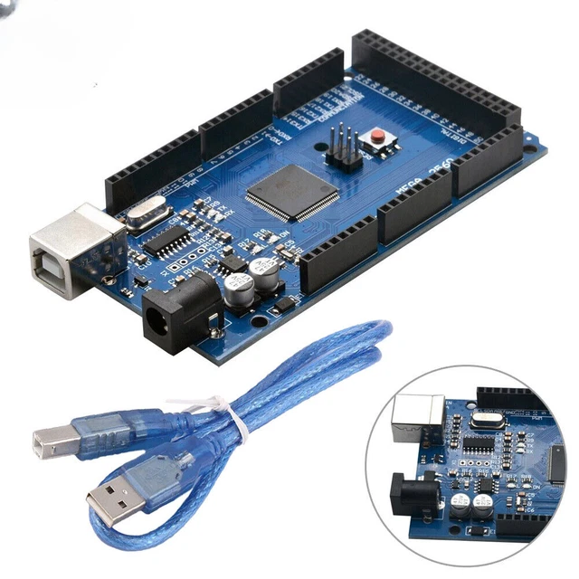 CARTE COMPATIBLE ARDUINO Mega 2560 R3 ATMega2560-16AU CH340G avec câble USB EUR 18,61 - PicClick FR