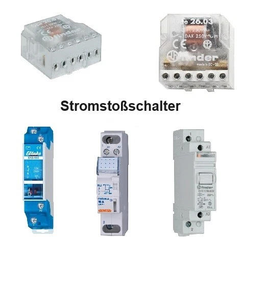 STROMSTOSSSCHALTER - STROMSTOSSRELAIS - Relais 230V EUR 9,90 - PicClick DE