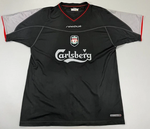 LIVERPOOL FC 2002 2003 Away Football Shirt Soccer Jersey Vintage Reebok ...