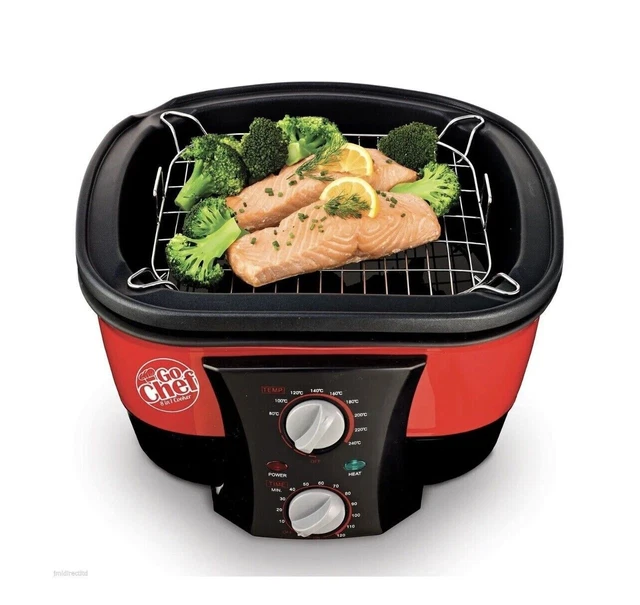 JML GO CHEF Multi Cooker - 5L 8 in 1 Electric Slow Cooker Pot, Roast ...