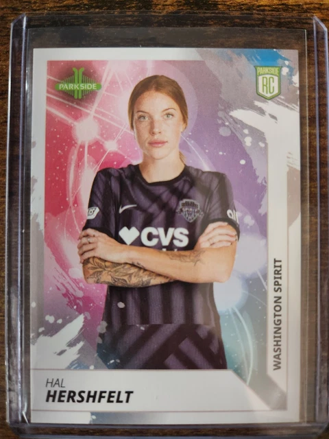 2024 PARKSIDE NWSL Vol. 1 Hal Hershfelt Rookie RC #63 Washington Spirit ...