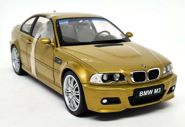 SOLIDO 1/18 - BMW M3 E46 Phoenix Yellow 2000 Diecast Scale model car ...
