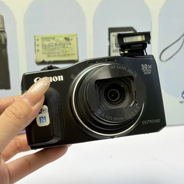 CANON POWERSHOT SX710 HS 30x Zoom Digital Camera English Black - 95%new ...