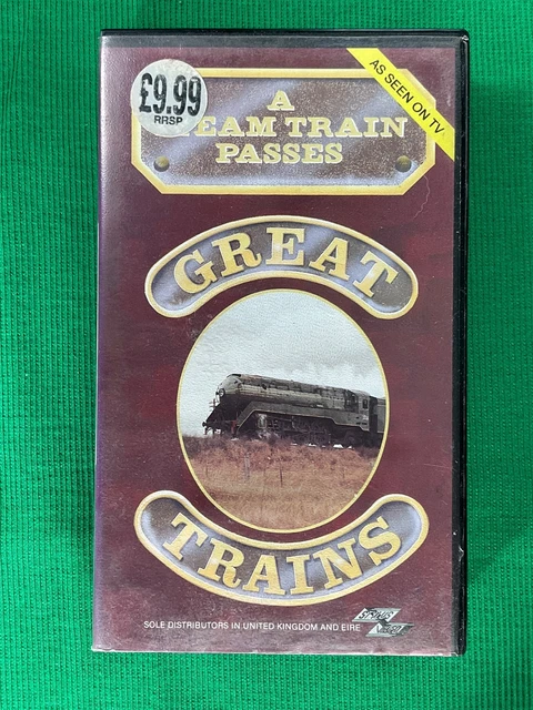 A STEAM TRAIN Passes, Great Trains VHS video £4.50 - PicClick UK