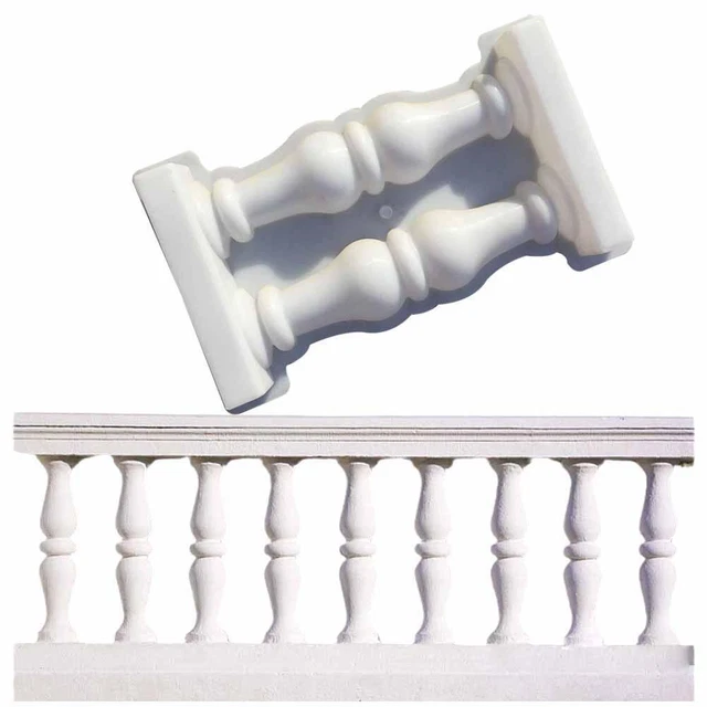 ROMAN POOL FENCE Cement Railing Column Mold Balcony Garden Plaster ...