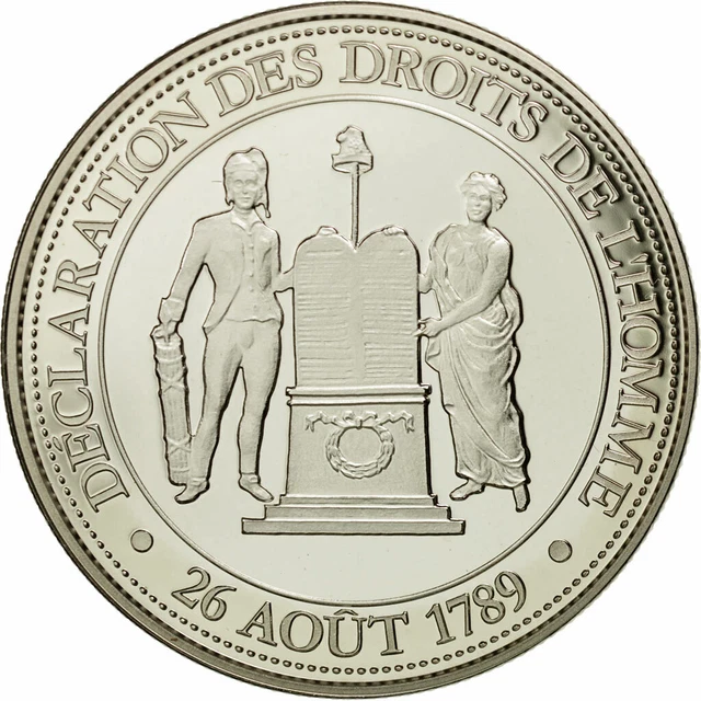 [#557119] FRANKREICH, MEDAILLE, Révolution Française, Déclaration des ...
