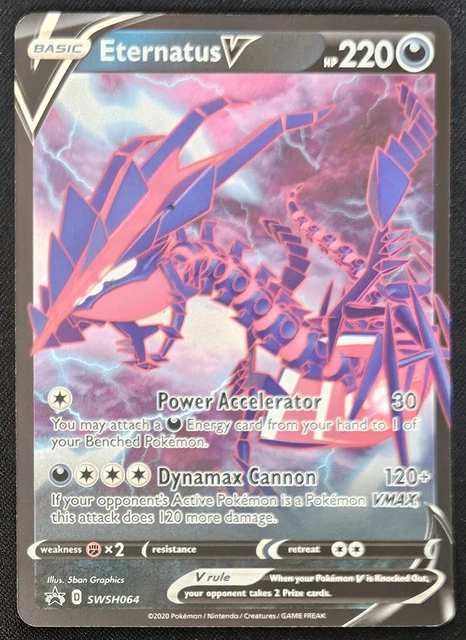 ETERNATUS V SWSH064 Étoile Noire Promos Art Extended Holo Pokémon ...