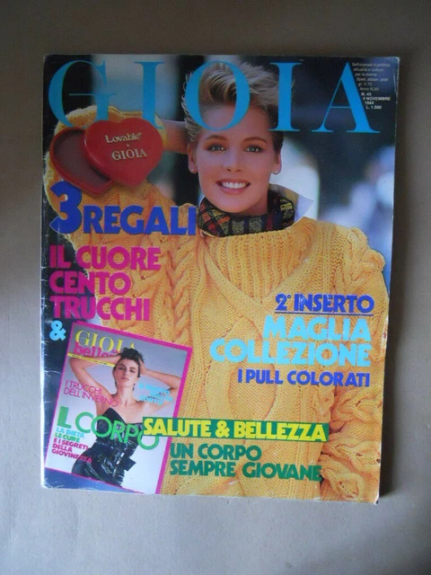 GIOIA RIVISTA DI moda n 31 1984 [D40] EUR 9,76 - PicClick FR