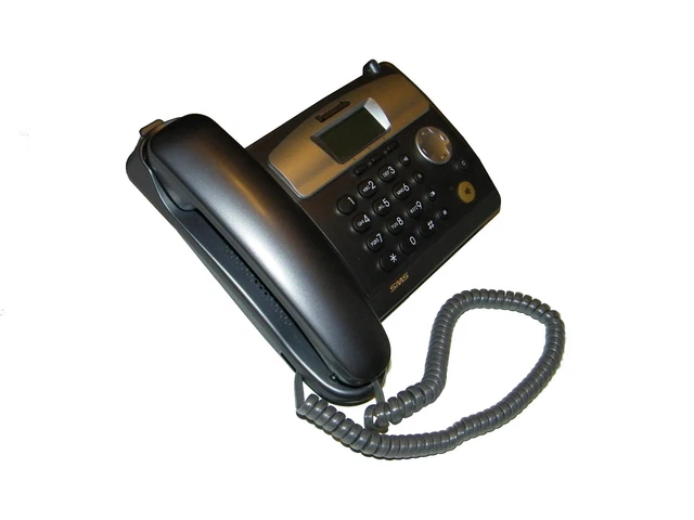 PANASONIC KX-TCD535GM ANALOG Phone Gray Silver **15 £21.54 - PicClick UK