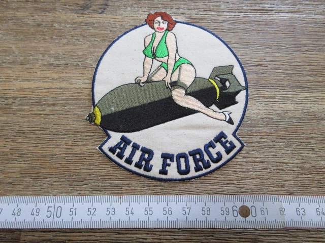 PATCH NOI ESERCITO USAAF Airforce Pin-Up Riding Bomb Volo Jacket Nose Art. WWII EUR 10,66 ...