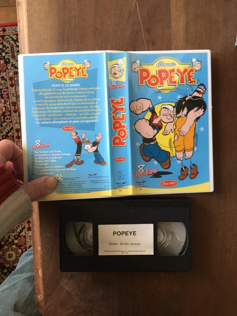 Cassette Video Vhs Dessin Anime Popeye Classic 8 Aventures Eur 3 00