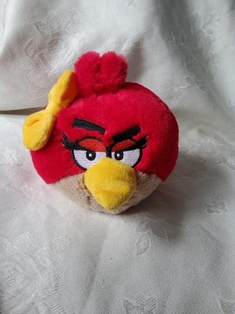 ANGRY BIRDS RED plush Rare Female Bird With Bow £10.00 - PicClick UK