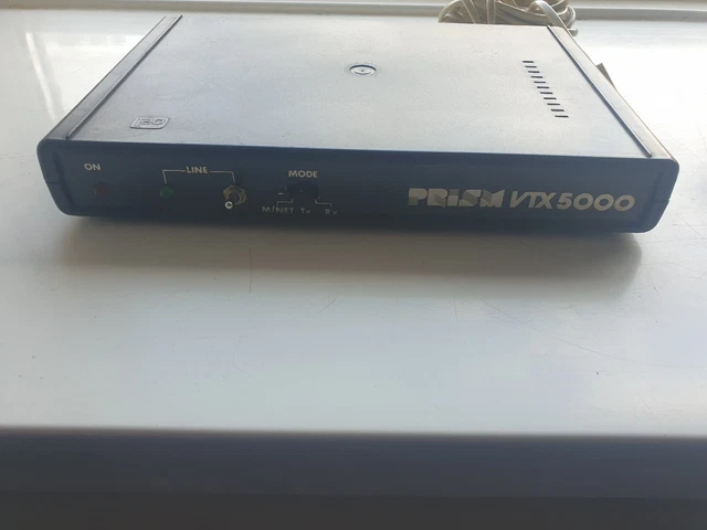 VINTAGE/ RETRO COMPUTING Prism Modem VTX 5000 Prestel for Sinclair ZX ...