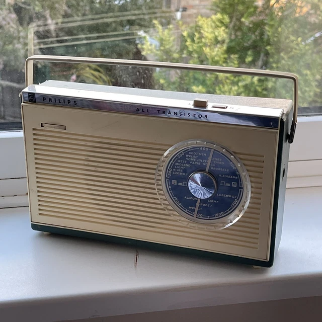 PHILIPS ALL TRANSISTOR PORTABLE RECEIVER RADIO c1963 - Model L2G41T £30 ...