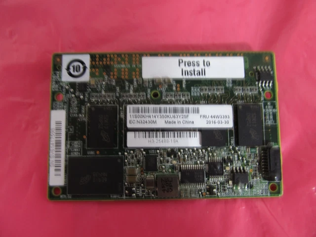 44W3395 IBM CORPORATION SERVERAID M5200 SERIE 1GB CACHE/RAID 5 UPGRADE ...