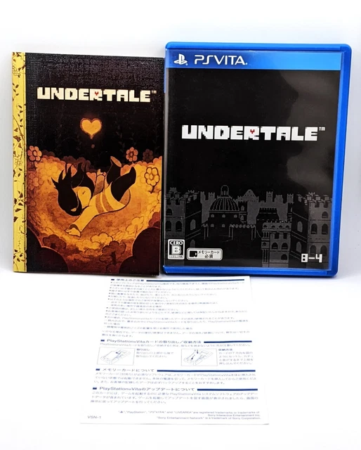 UNDERTALE W/ COLLECTOR Book Playstation Vita Japan English + Japanese ...