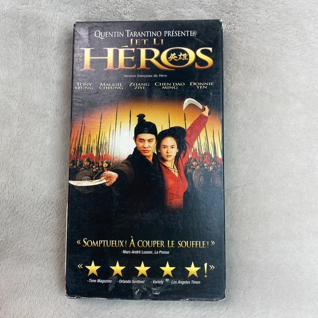 HERO 2002 JET Li Tony Leung Chiu-wai Action Drama VHS Tape (French) $9. ...
