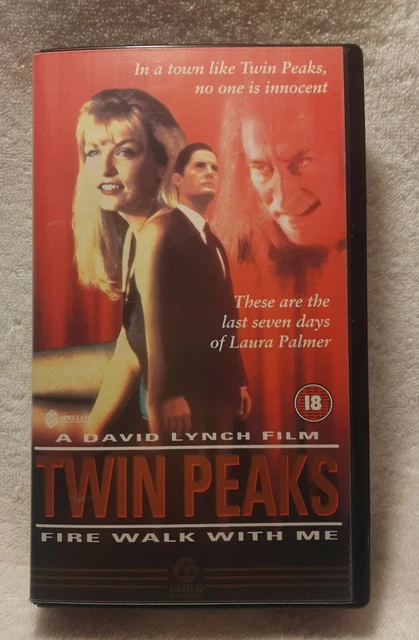 TWIN PEAKS FIRE Walk With Me VHS PAL Guild Home Video 1992 mint ...